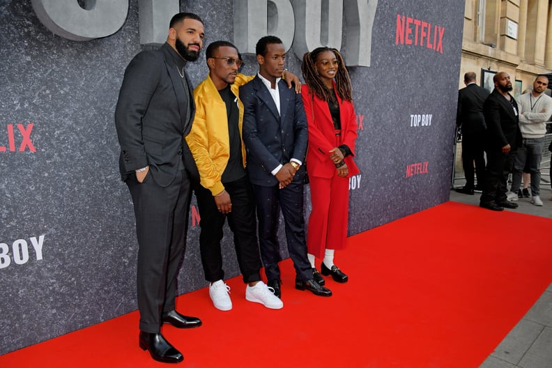 Drake and the Top Boy Cast at London Premiere 2019 - Photos | POPSUGAR ...
