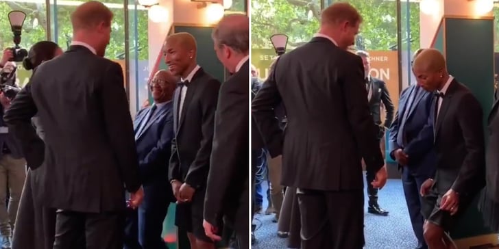 Pharrell Williams's Curtsy to Prince Harry and Meghan Markle | POPSUGAR ...