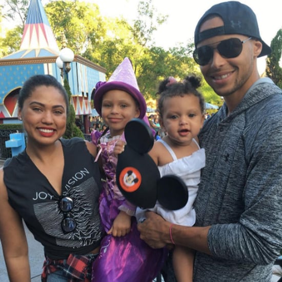Stephen Curry With Daughters at NBA Finals Game June 2017 | POPSUGAR ...