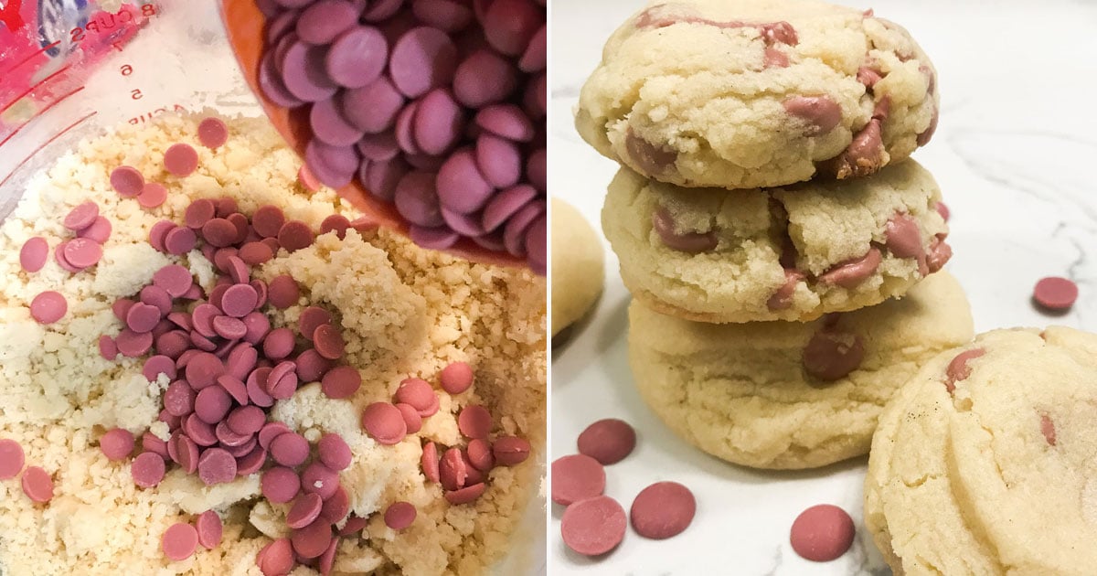 Ruby Chocolate Chip Cookies Recipe | PS Food