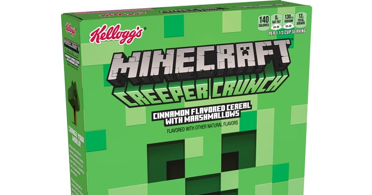 Minecraft Creeper Crunch Cereal | POPSUGAR Family