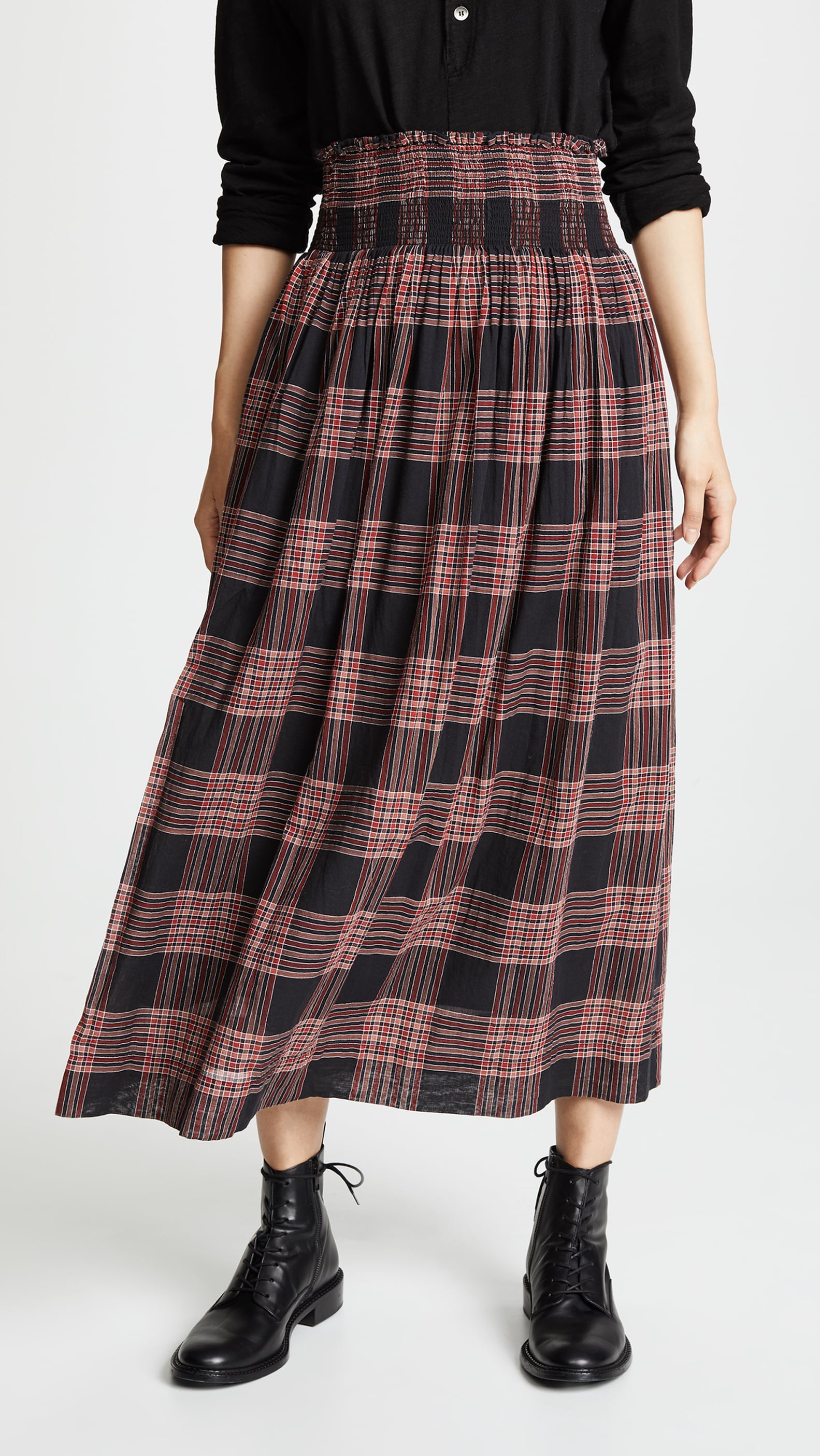 Kate Middleton's Plaid Midi Skirt December 2018 | PS Fashion