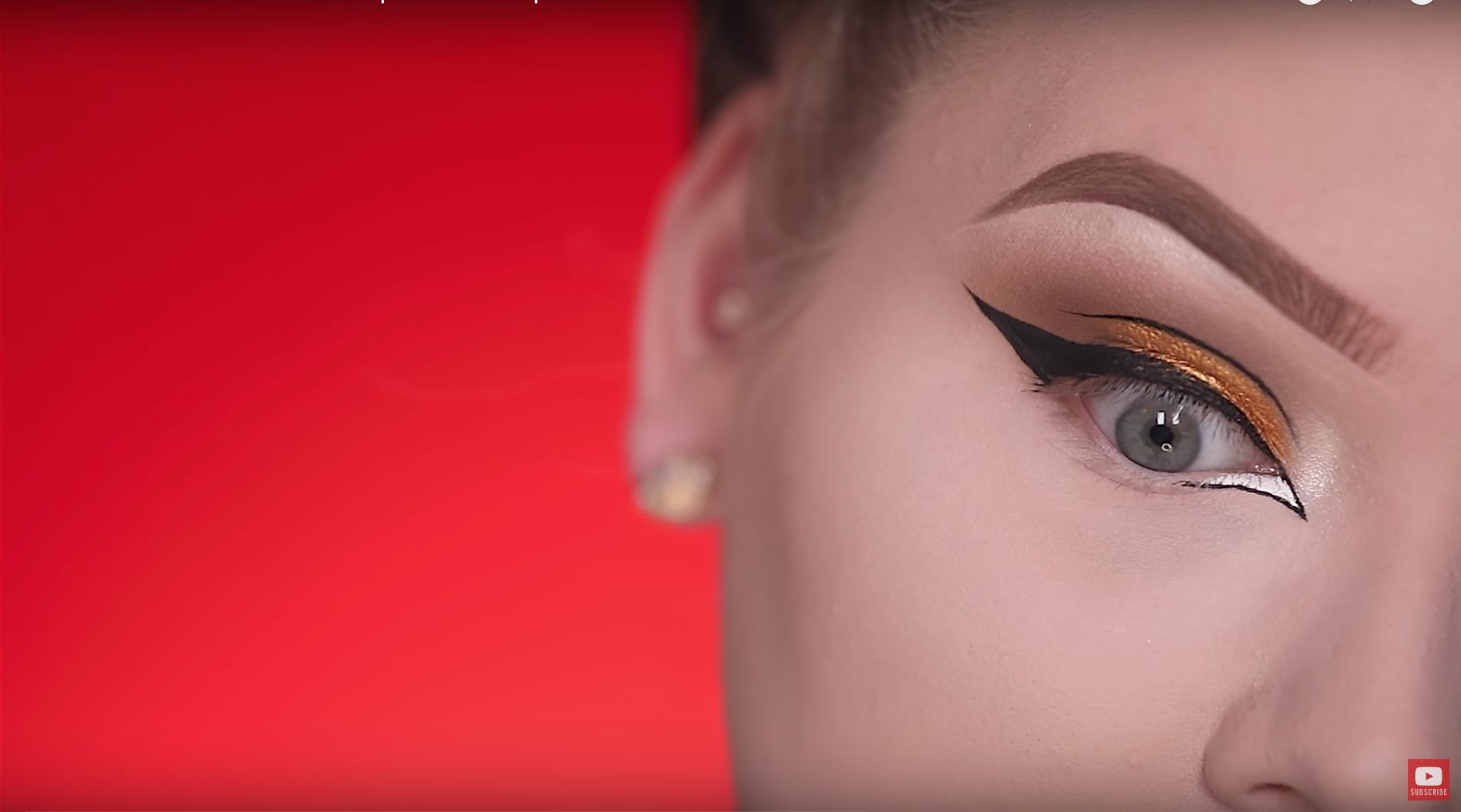 Devil Eye Makeup Halloween