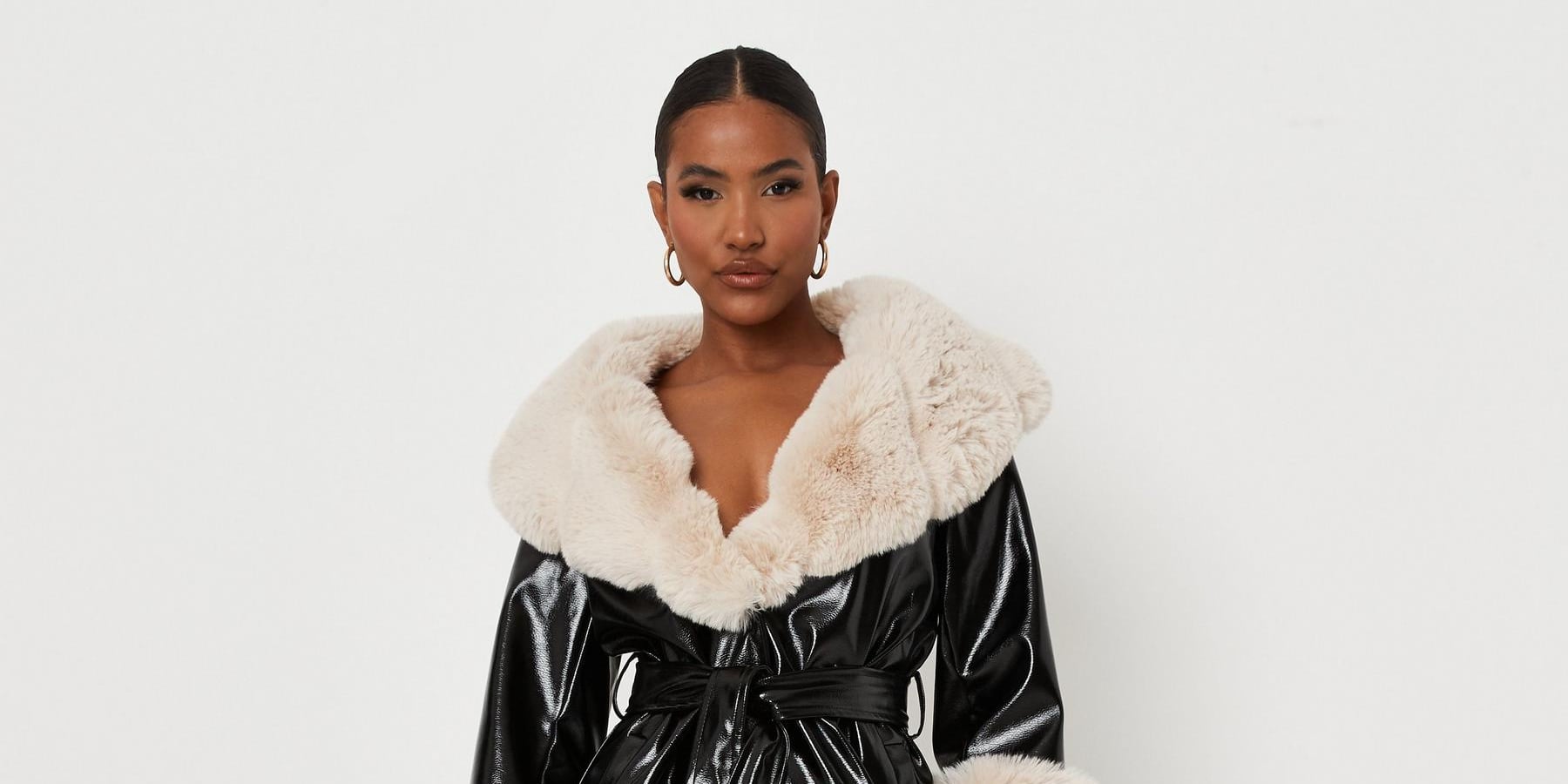 The Faux Fur Trimmed Top Is a Major 2021 Trend | PS Fashion