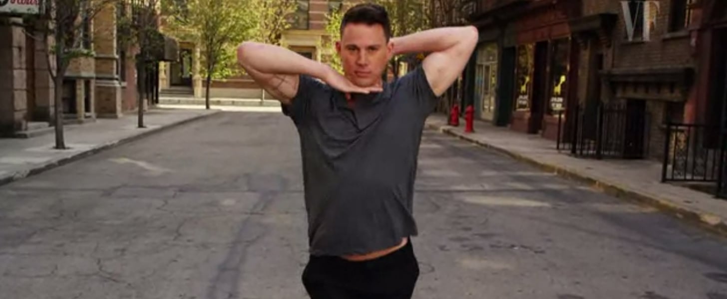 Channing Tatum Dance Moves For Vanity Fair | Video | PS Celebrity