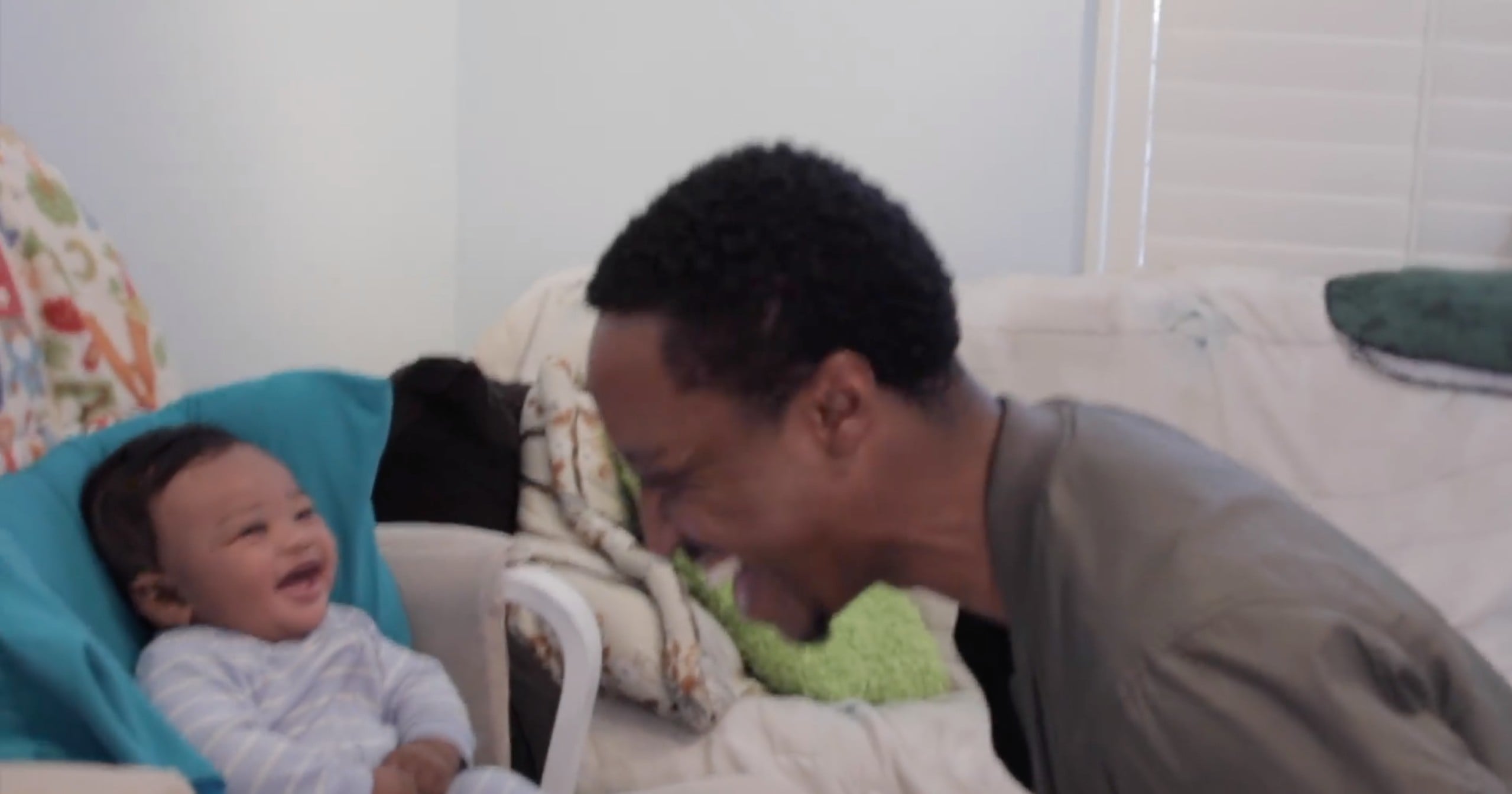 Baby Hysterically Laughing at Dad Rapping | POPSUGAR Family