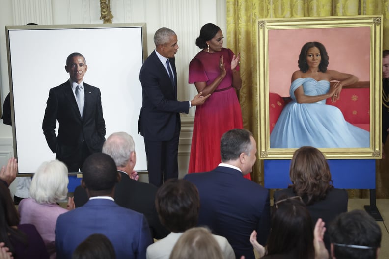 Barack and Michelle Obama's Official White House Portraits | PS Celebrity