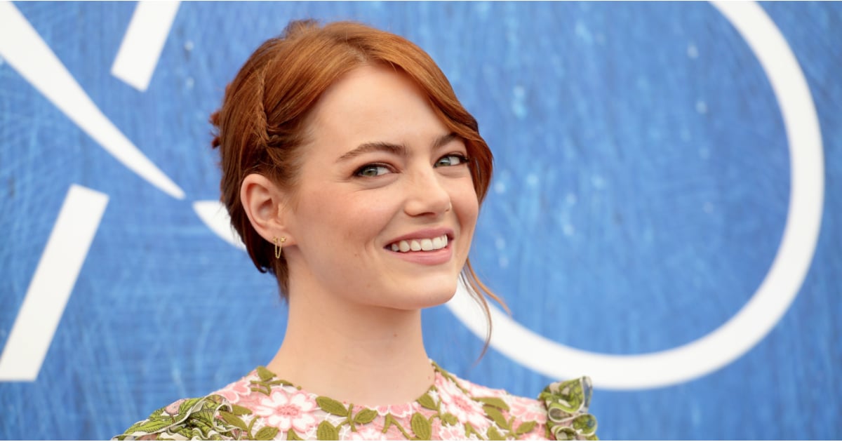 Emma Stone's Braided Updo at the 2016 Venice Film Festival | POPSUGAR ...