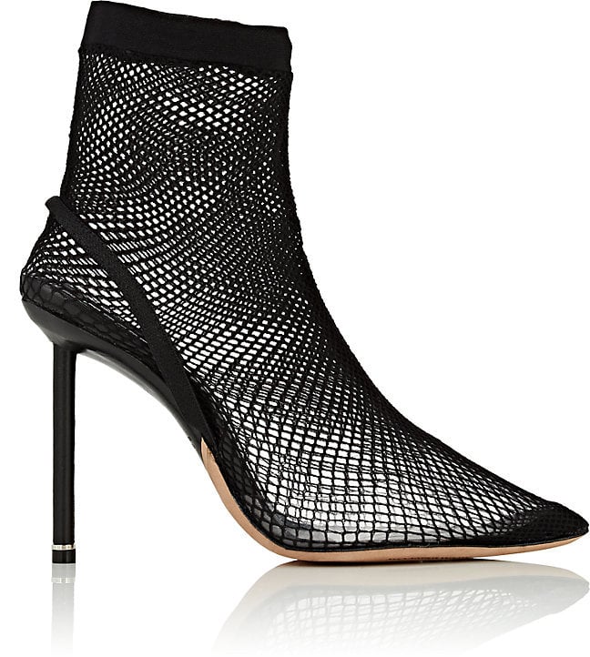 Beyonce Alexander Wang Red Fishnet Booties | POPSUGAR Fashion