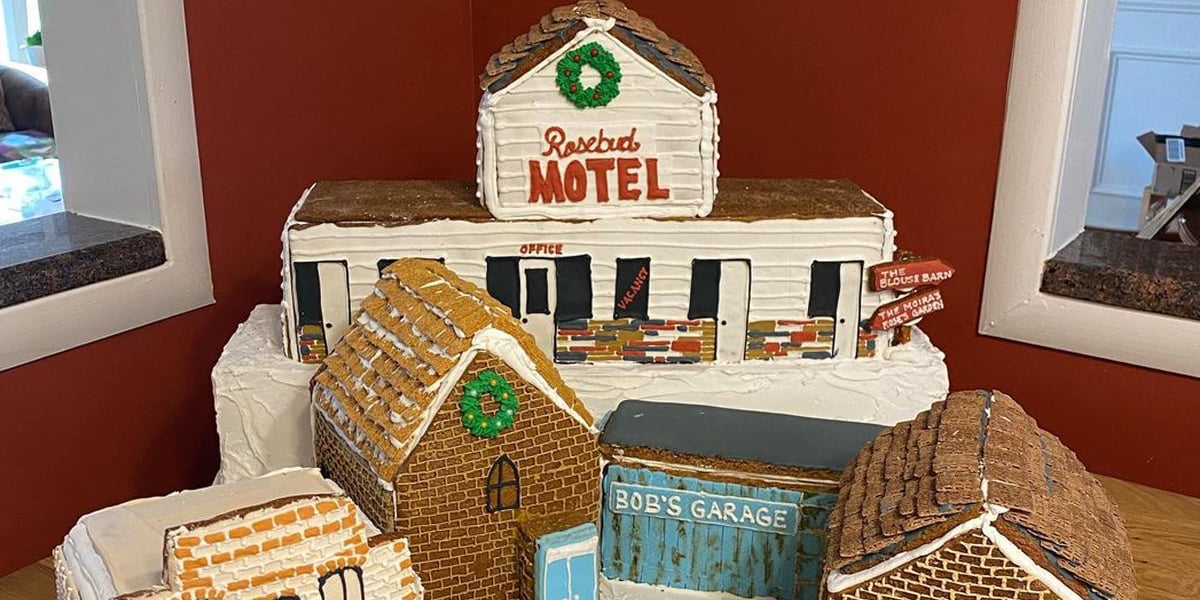 See Photos of Schitt's Creek-Themed Gingerbread Houses | PS Food