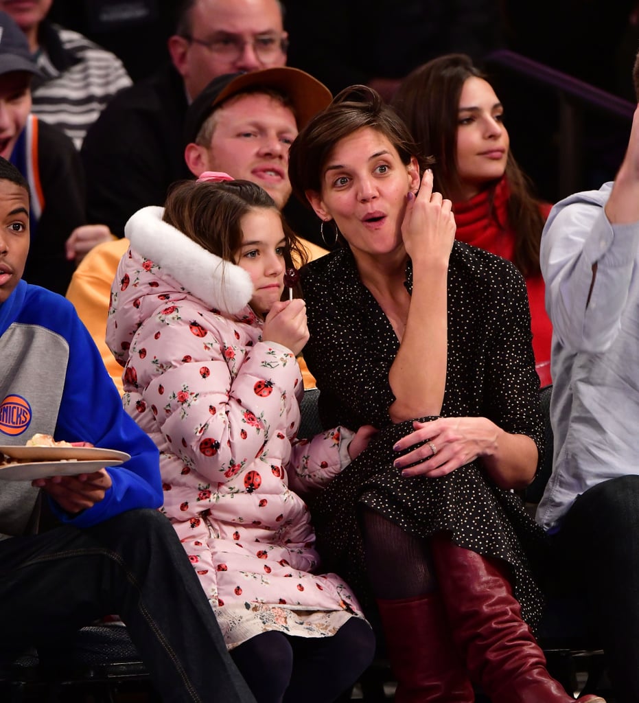 Katie Holmes and Suri Cruise at Knicks Game December 2017 | POPSUGAR ...