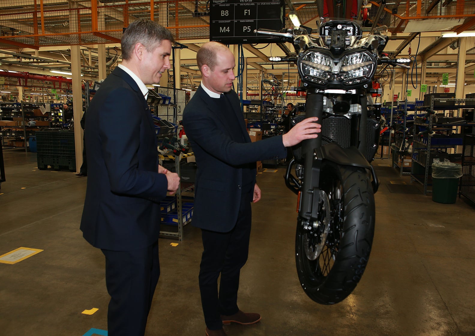 Prince William Riding a Motorcycle February 2018 | PS Celebrity