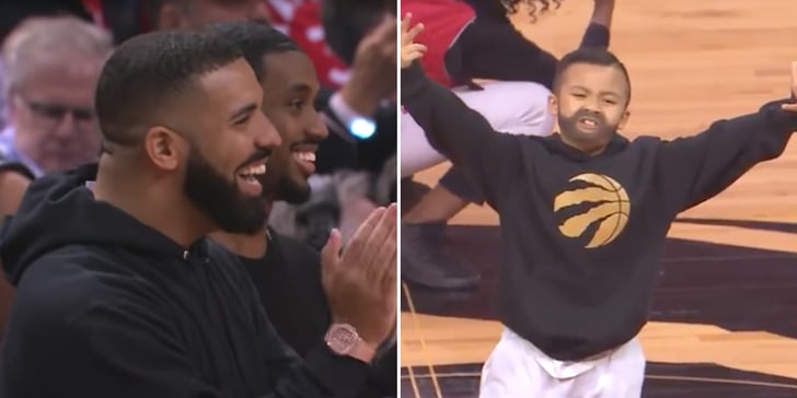 Miniature Drake Performs at Raptors Game Video | POPSUGAR Family