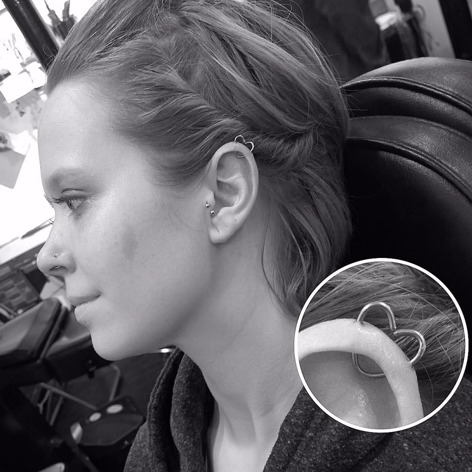 Heart Cartilage Piercing Trend | PS Fashion