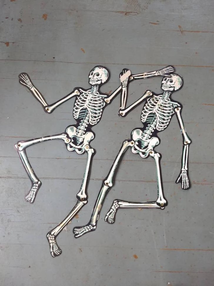 Vintage Halloween Paper Skeleton Decorations | Best Halloween Decor ...