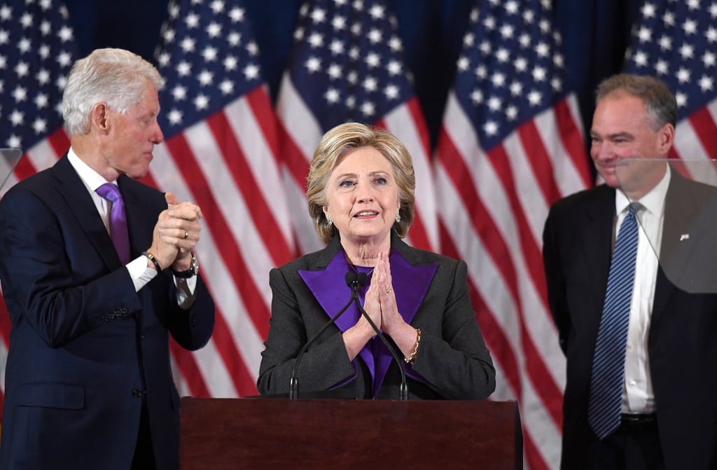 Hillary Clinton's Purple Blazer at Concession Speech 2016 | POPSUGAR ...
