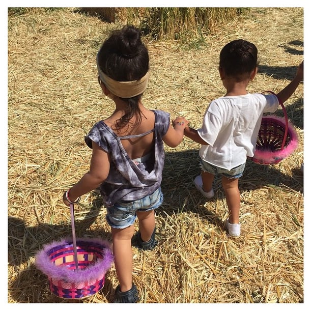 North West's Easter Egg Hunt Outfit | POPSUGAR Fashion