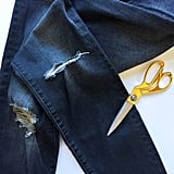 How to Distress Jeans | POPSUGAR Fashion