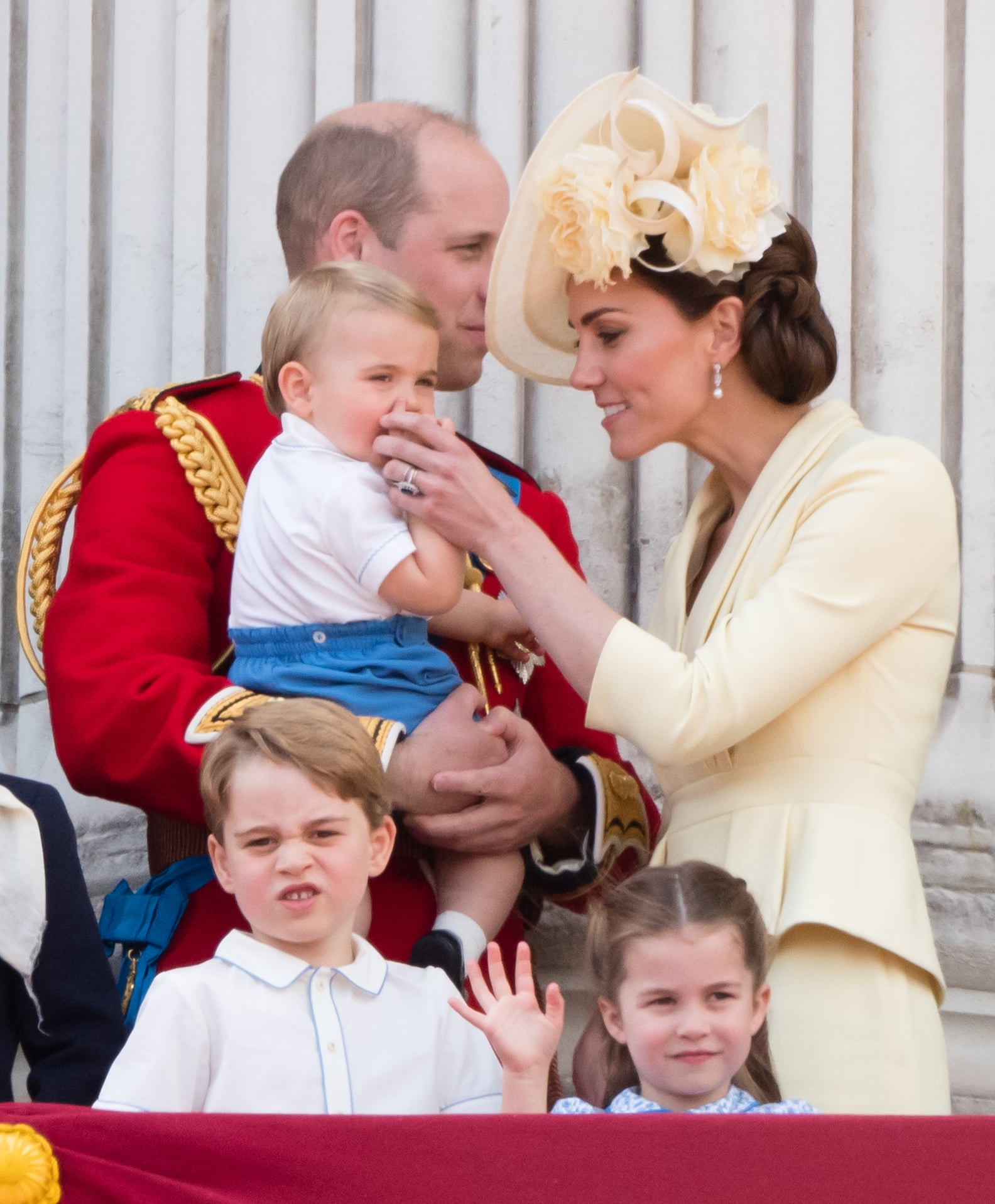 Prince Louis Sucking His Thumb at Trooping the Colour 2019 | PS Family