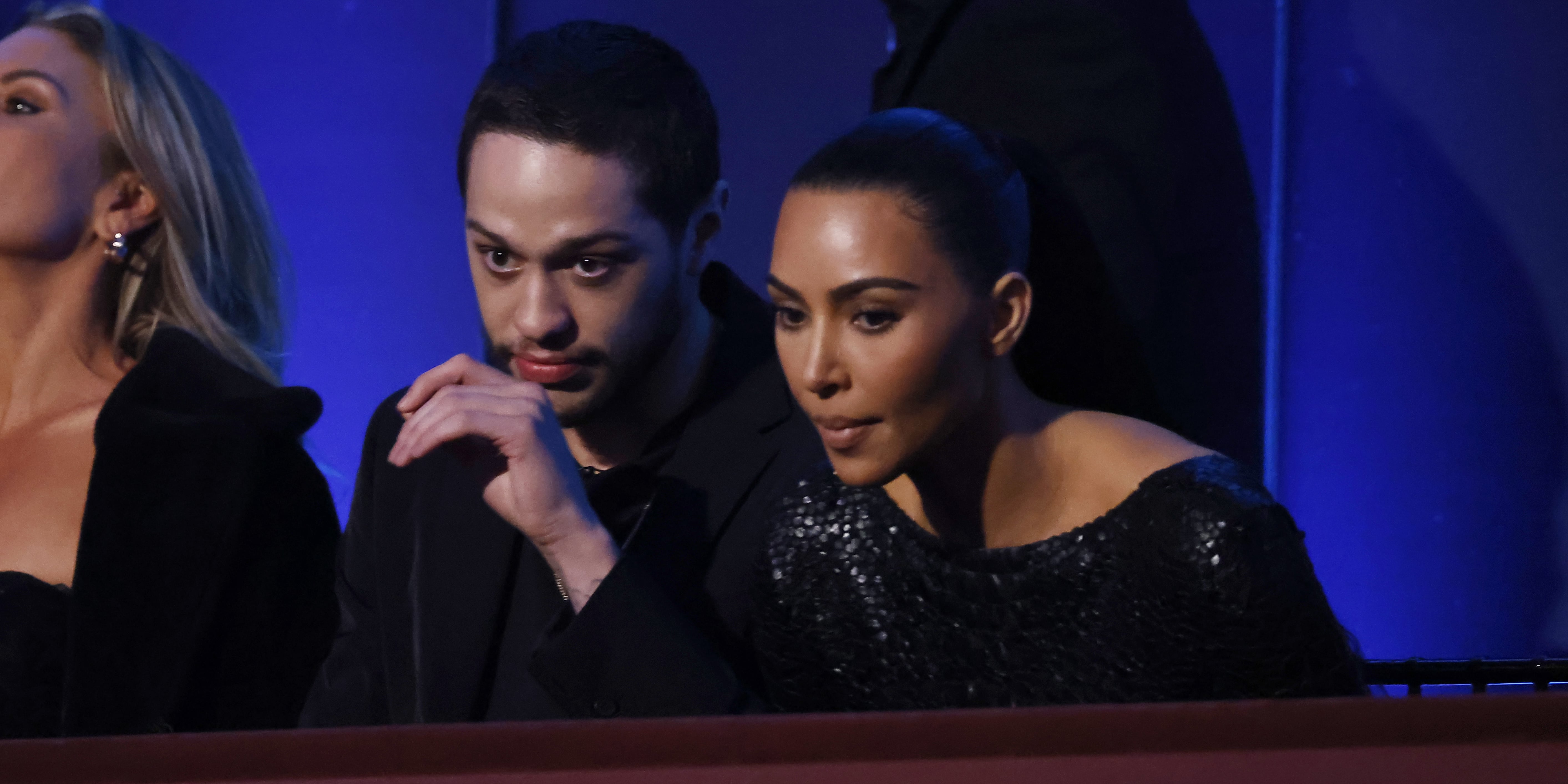 Kim Kardashian Wearing Pete Davidson's Sweatpants | POPSUGAR Fashion