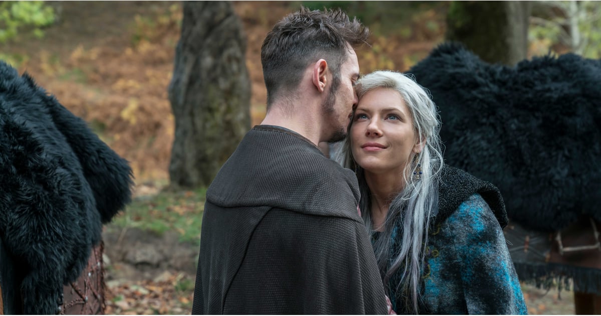 Vikings Lagertha and Heahmund Kissing Photos | POPSUGAR Entertainment