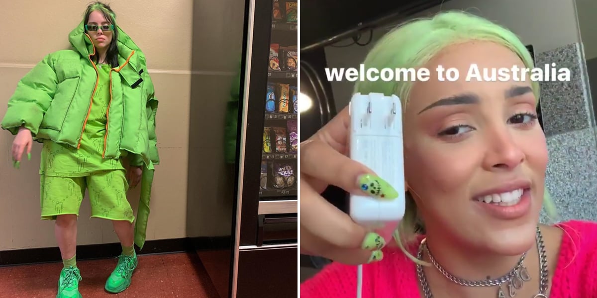 Doja Cat's Neon Green Hair and Nails | POPSUGAR Beauty