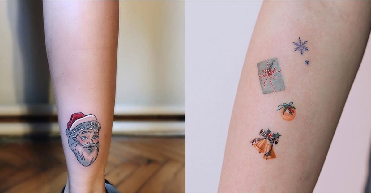 Best Holiday Tattoos If You Love Santa, Snowflakes, and More | POPSUGAR ...