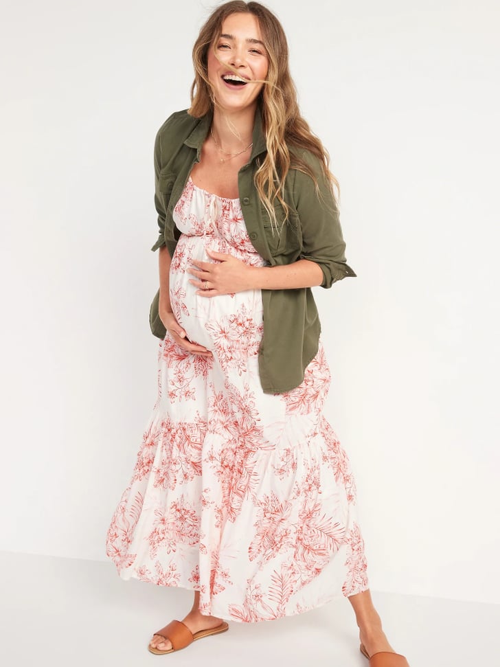 Old Navy Maternity Floral-Print Tie-Neck Maxi Sundress | Best Maternity ... Old Navy Maternity Floral-Print Tie-Neck Maxi Sundress | Best Maternity ...
