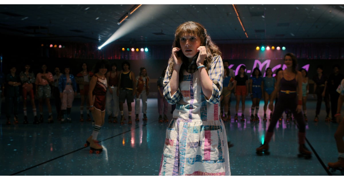 Eleven's Graphic Print Roller Rink Dress in Season 4 | See Eleven's ...