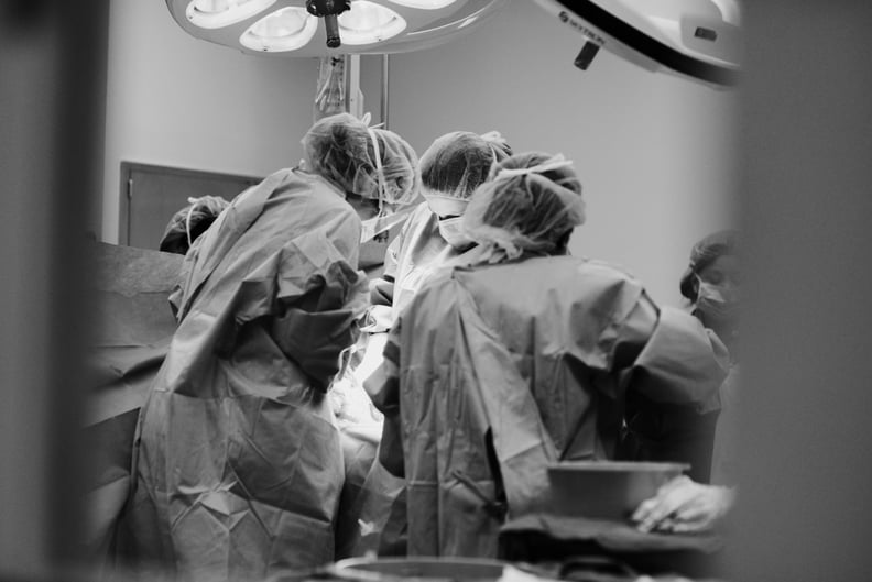 Dramatic C-Section Birth Photos | POPSUGAR Family