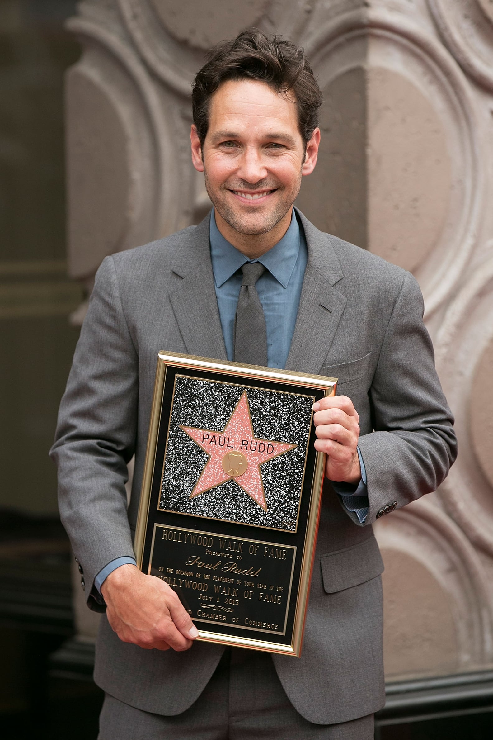 Paul Rudd With His Family on the Hollywood Walk of Fame | PS Celebrity