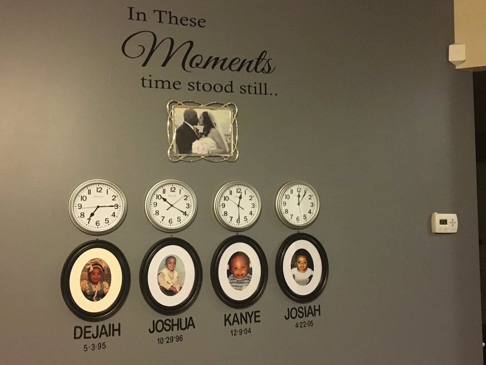 Family Birth Time Clock Wall | PS Family