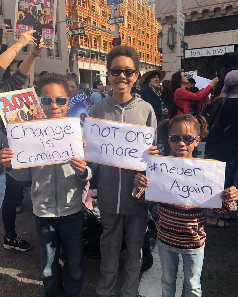 Kids Holding Signs at March For Our Lives | PS Family