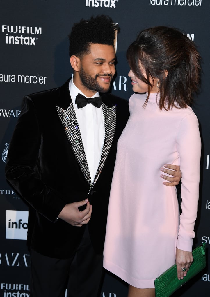 The Weeknd and Selena Gomez at Harper's Bazaar Icons 2017 | POPSUGAR ...