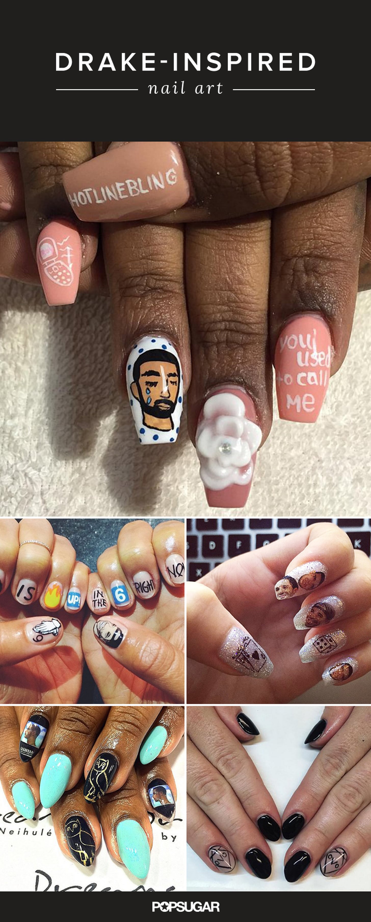 Drake Nail Art | PS Beauty