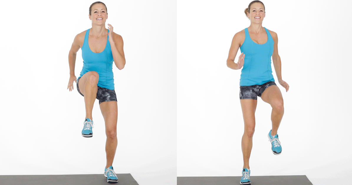 Do High Knees Work Your Abs Popsugar Fitness