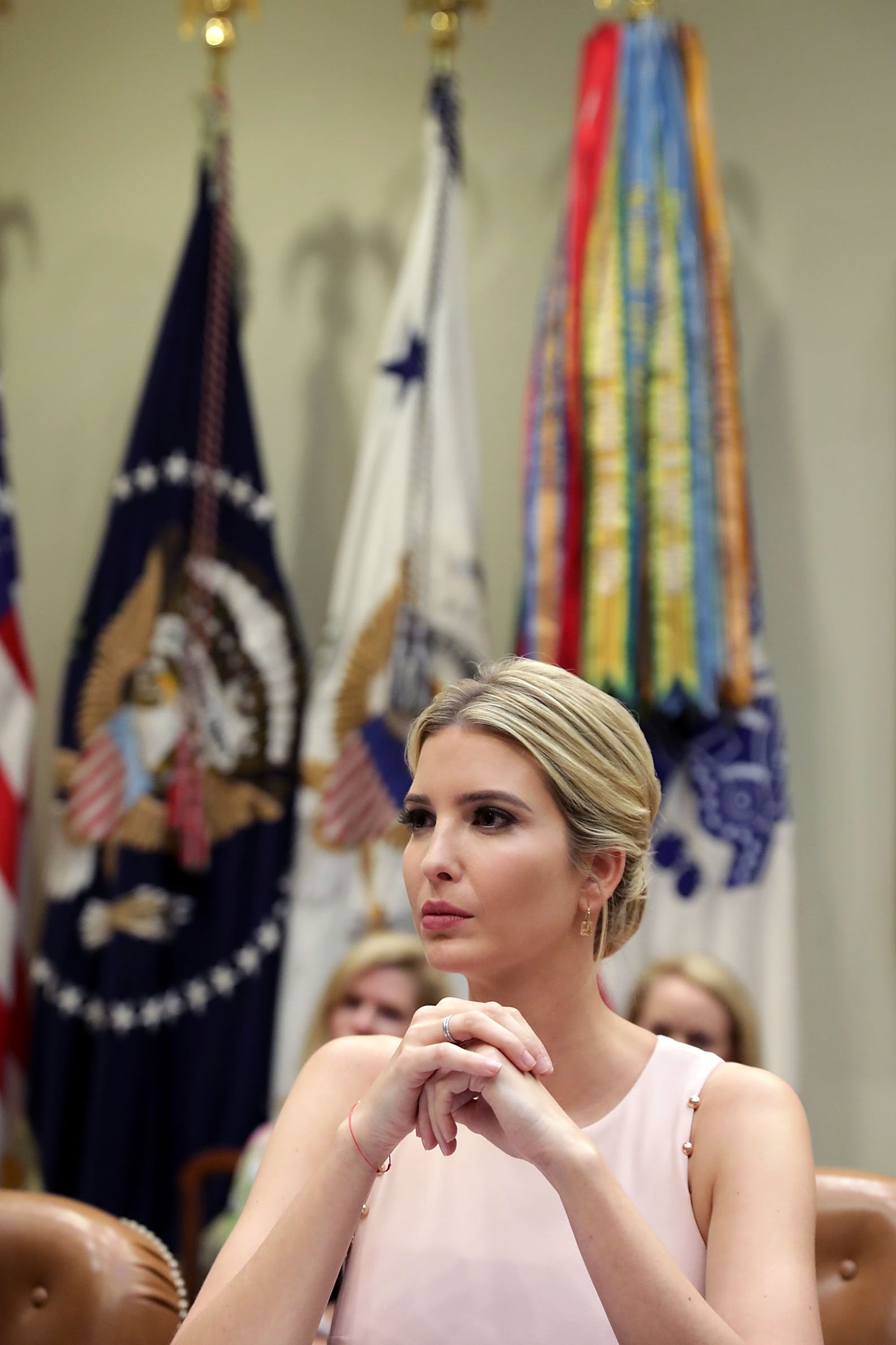 Ivanka Trump Wearing Pink Dress From Her Clothing Line | POPSUGAR Fashion