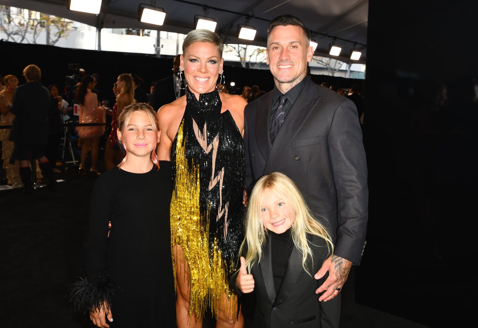 Pink and Her Family at the 2022 American Music Awards | PS Celebrity