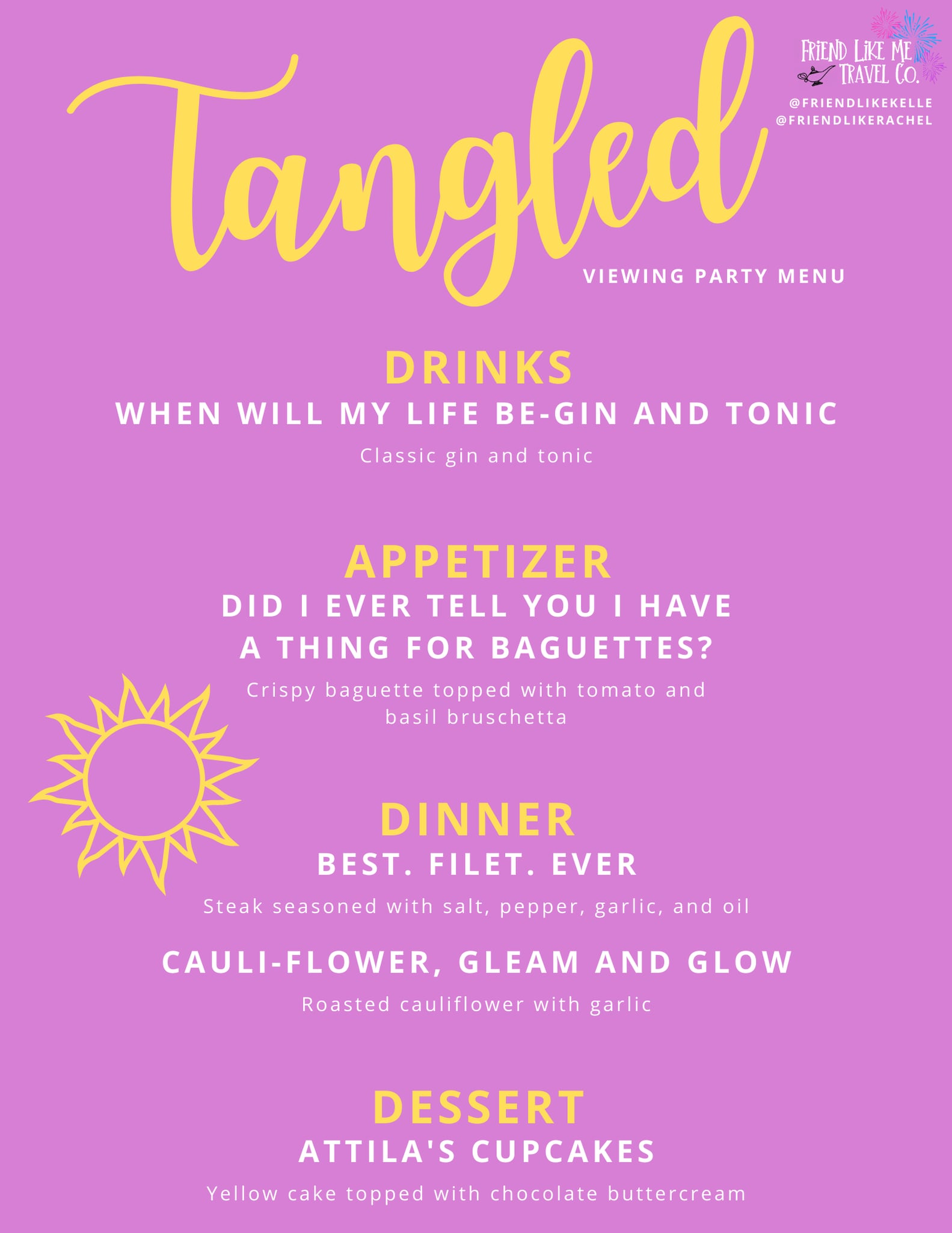 Movie-Themed Dinner Menu Ideas | PS Food