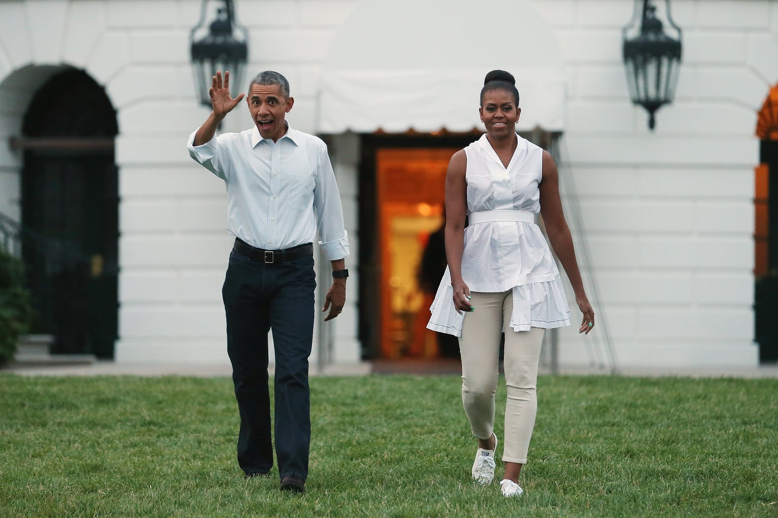 Michelle Obama Wearing Converse Sneakers | PS Fashion