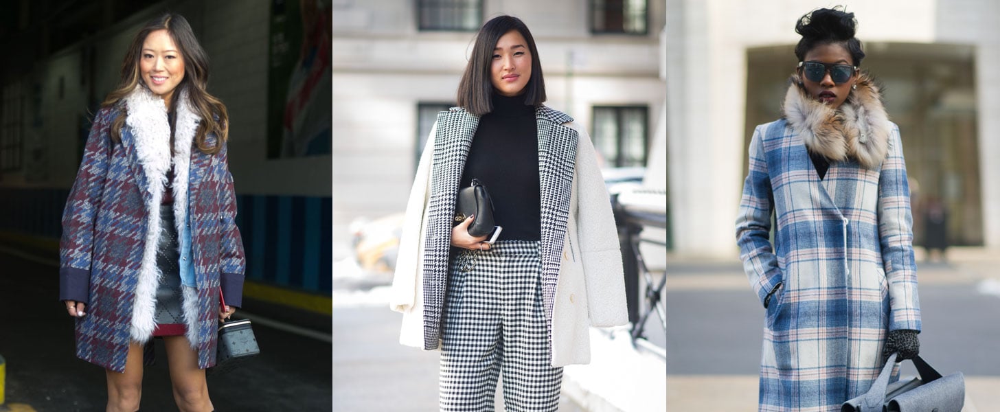 Plaid Street Style Trend at Fashion Week Fall 2014 | PS Fashion