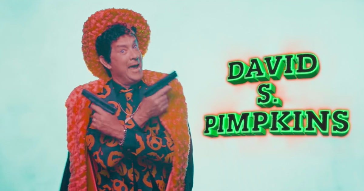 Tom Hanks as David S. Pumpkins on SNL 2017 | POPSUGAR Entertainment