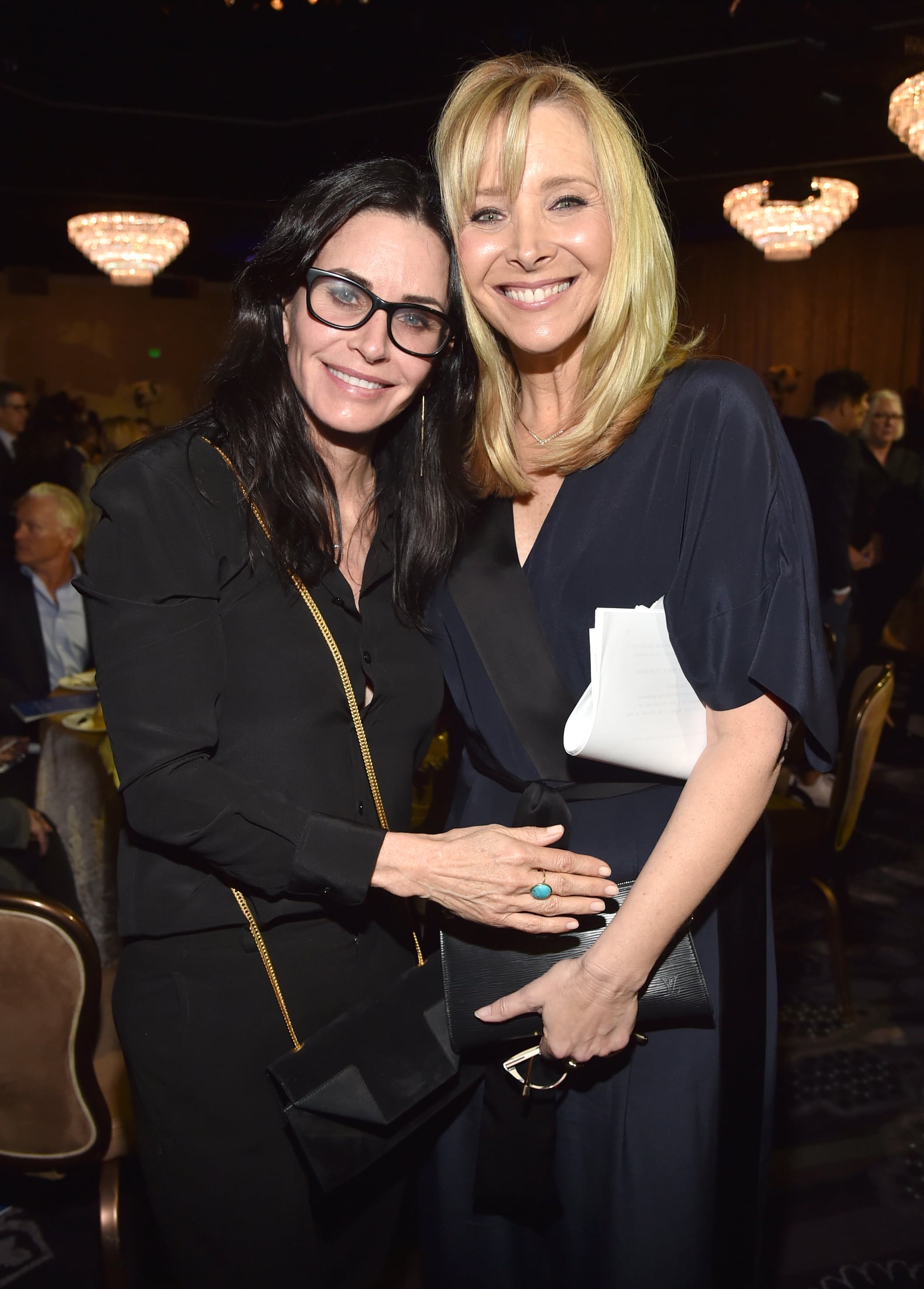 Lisa Kudrow and Courteney Cox at Open Mind Gala March 2017 | PS Celebrity