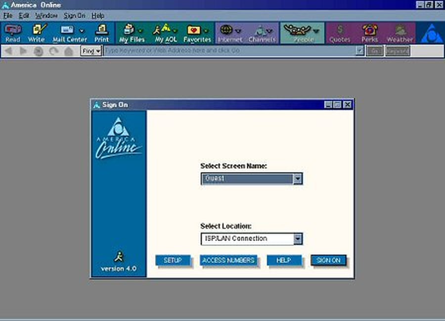 AOL in the '90s | PS Tech