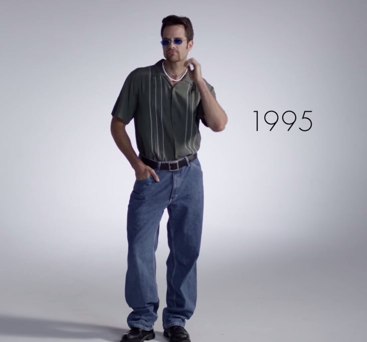 1995 | 100 Years of Men's Fashion Video | POPSUGAR Fashion Photo 10