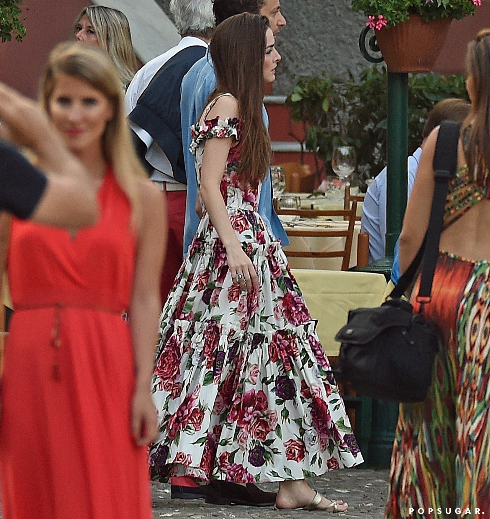 Bee Shaffer Wedding Ring and Floral Dress on Honeymoon | PS Fashion