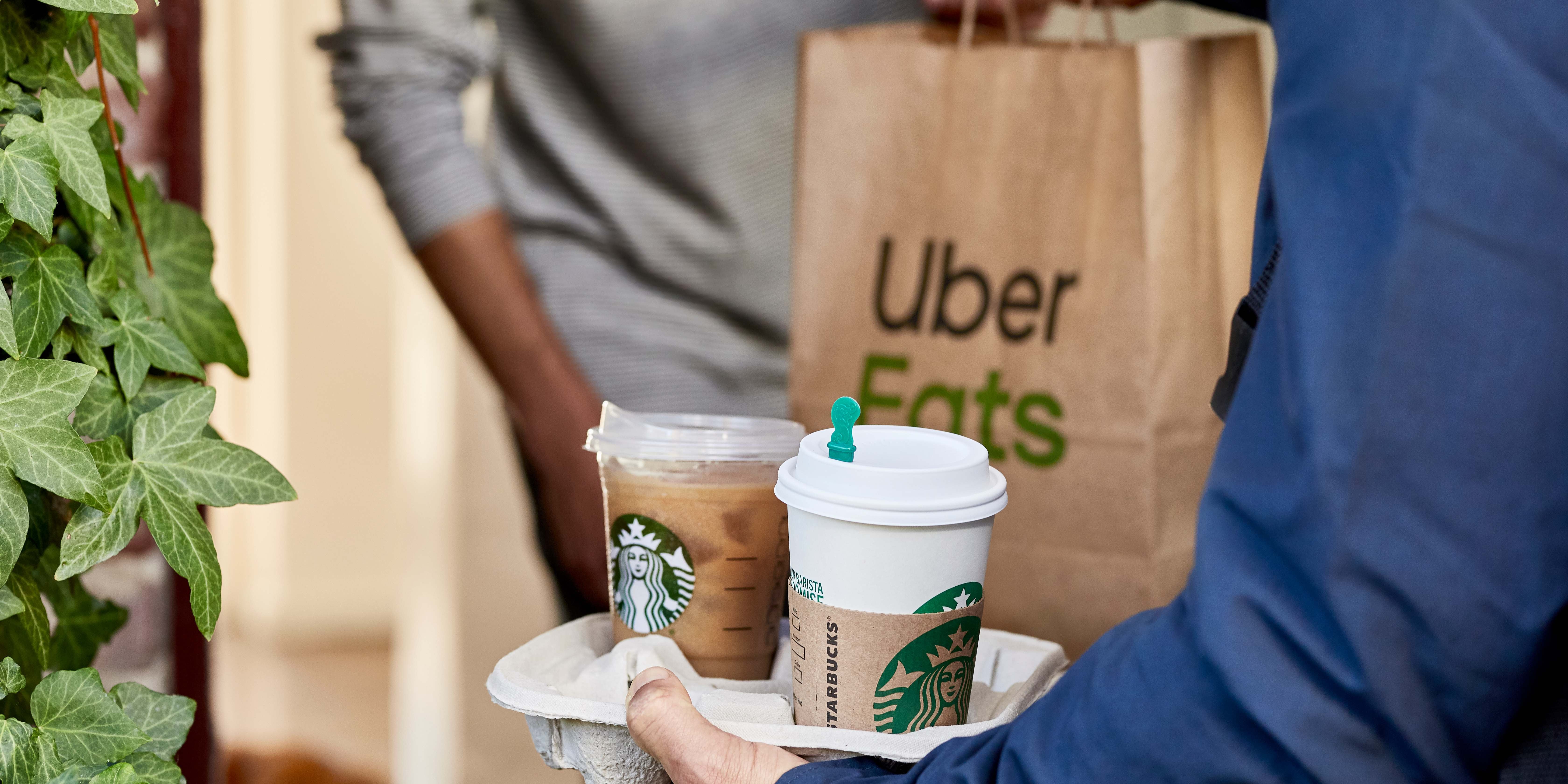 Starbucks Announces Uber Eats Delivery App | PS Food