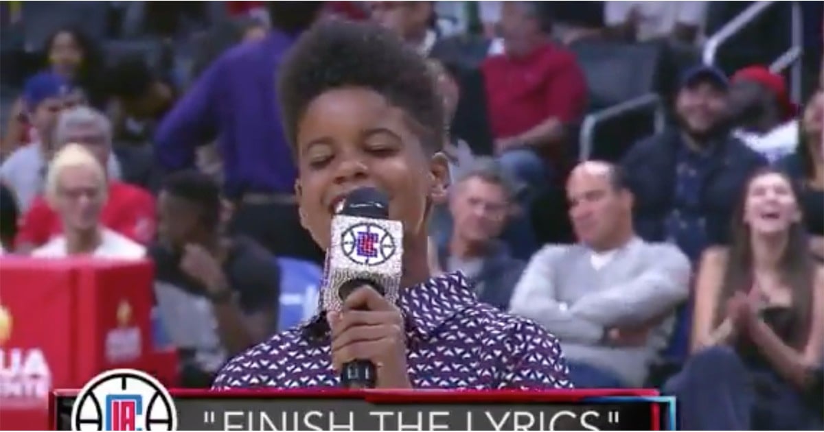 JD McCrary Singing at LA Clippers Game Video | POPSUGAR Entertainment