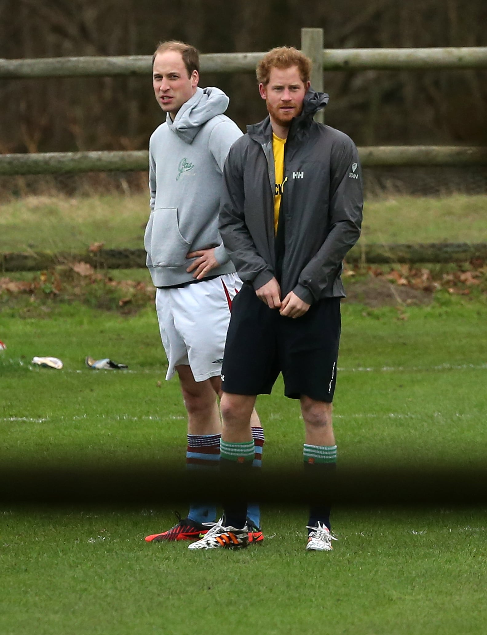 Prince William and Prince Harry Play Soccer December 2015 | PS Celebrity