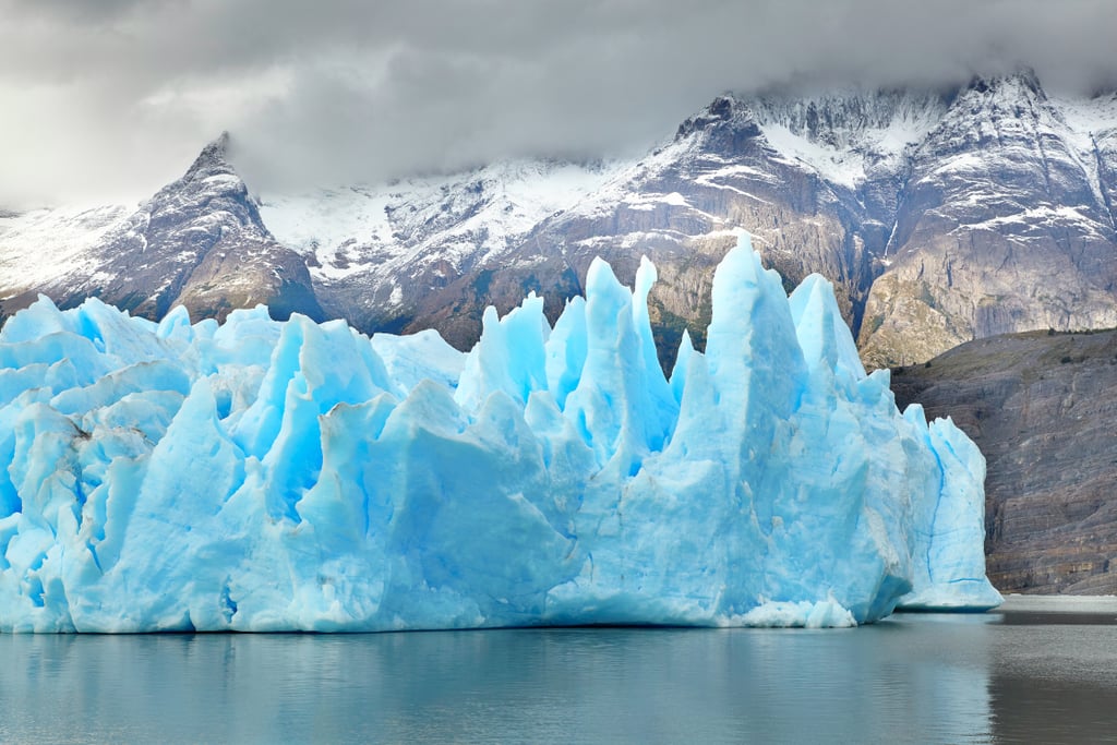 Glacier At Torres Del Paine National Park In Patagonia Chile Crazy